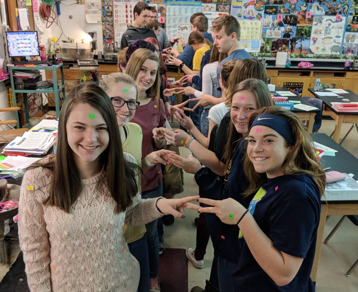 Whole body learning for DNA lesson — GrowNextGen